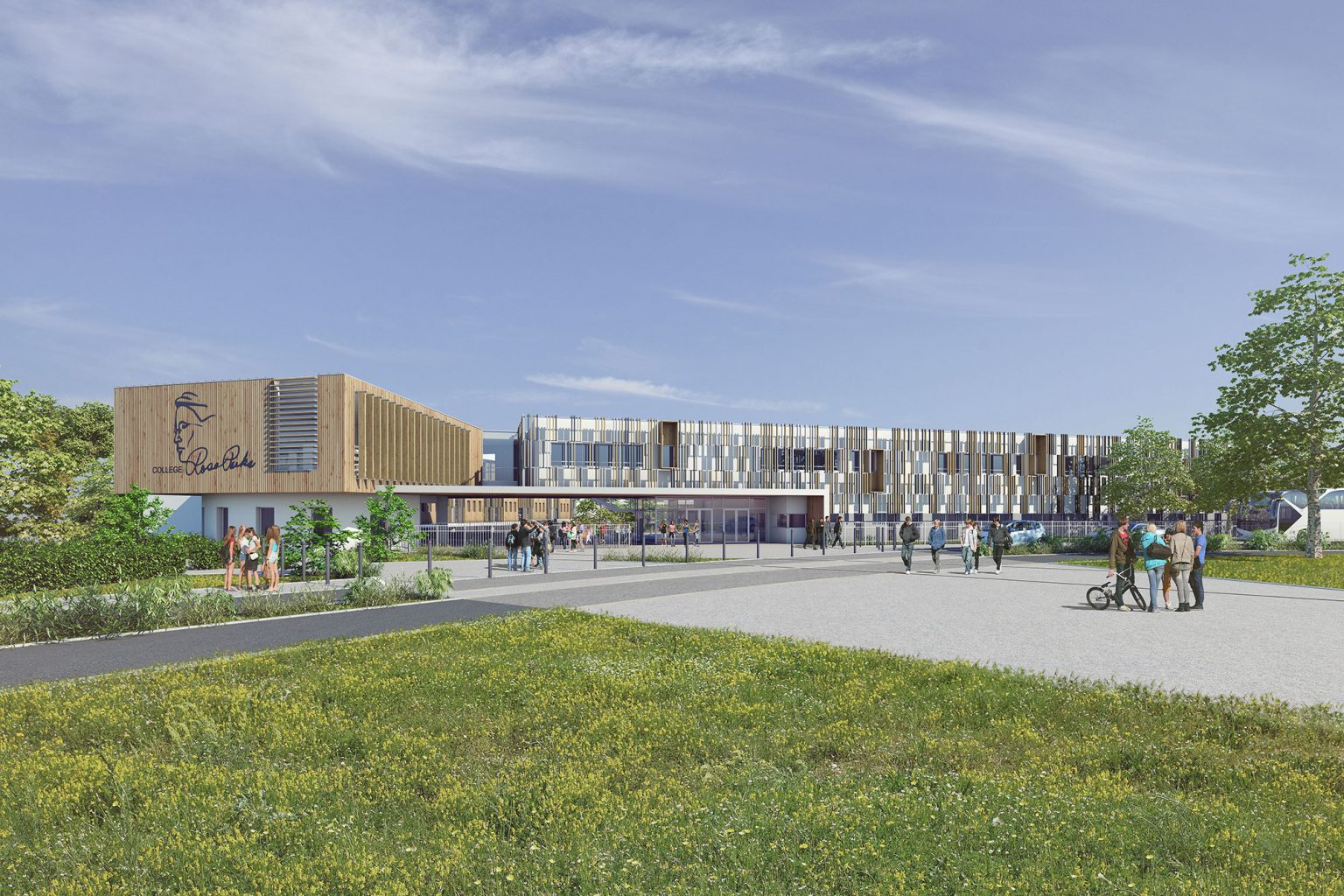 La restructuration du collège Rosa Parks se dessine | Conseil ...